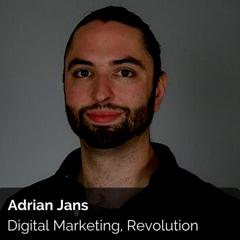 Meet Adrian Jans: Digital Marketing at Agency Revolution