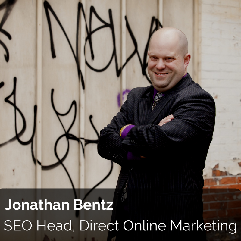 Get to know Jonathan Bentz, SEO Head, Direct Online Marketing ...