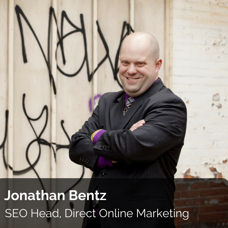 Get to know Jonathan Bentz, SEO Head, Direct Online Marketing ...