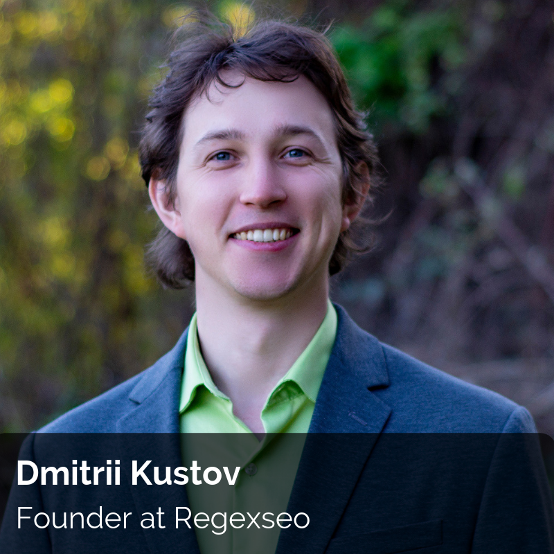Get To Know Dmitrii Kustov Craig Founder Of Regex Seo Rankwatch Blog
